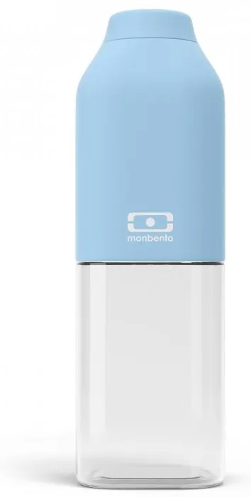 Láhev na vodu MonBento Positive M 500ml Blue Crystal | světle modrá