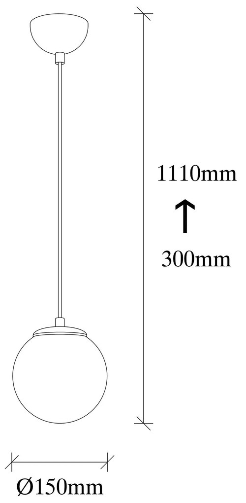 OPVIQ Závěsné osvětlení UZUM 15 cm 892OPV1470