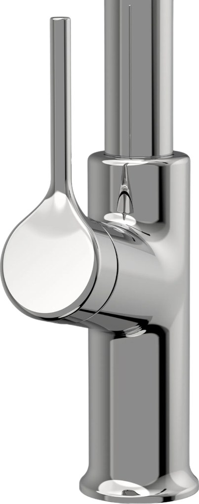 Invena Farsala, vysoká dřezová baterie s 2-funkční výsuvnou výlevkou h-369, chromová, INV-BZ-40-L01-S