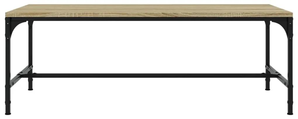 Konferenční stolek dub sonoma 80x50x35 cm kompozitní dřevo - Default Title