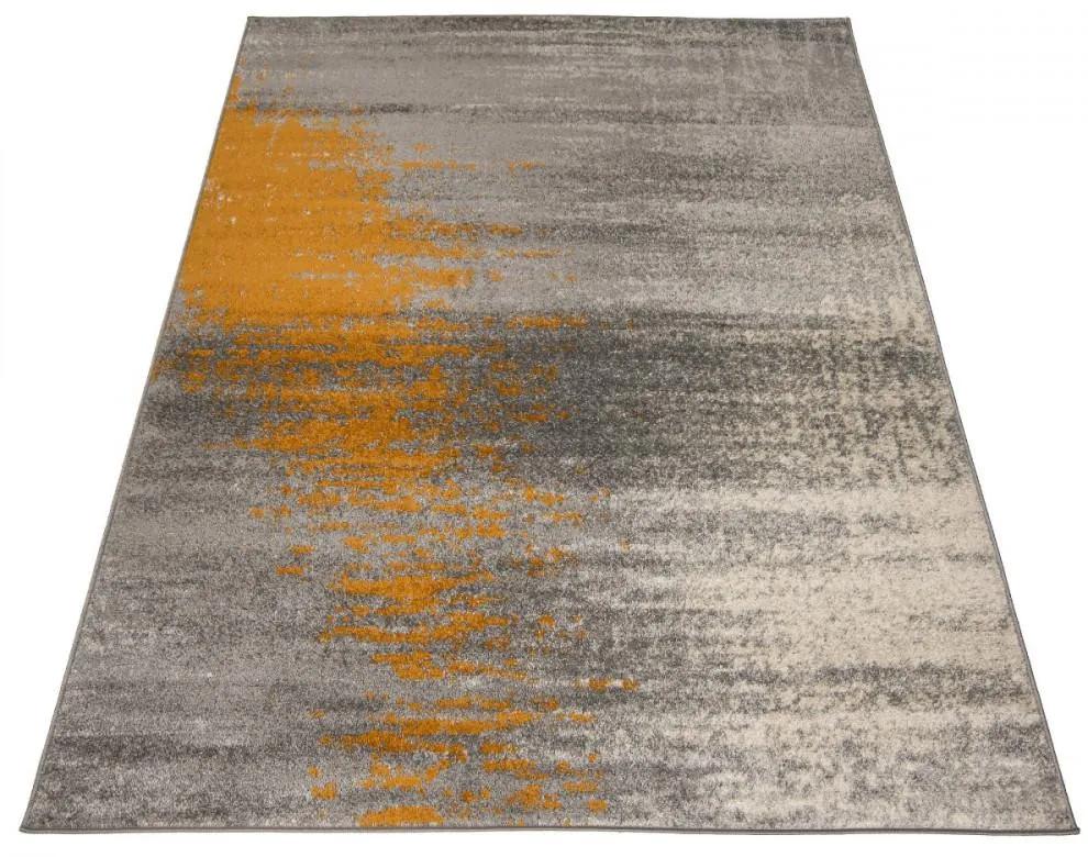 Kusový koberec Calif šedooranžový 300x400cm