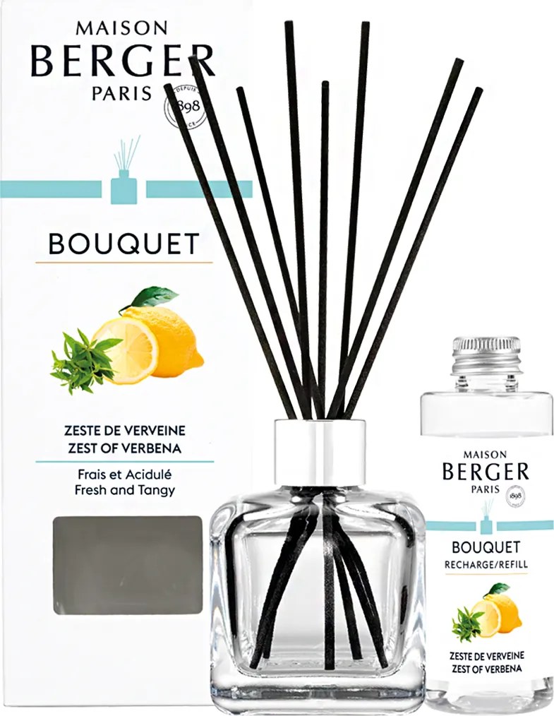 Maison Berger Paris difuzér s tyčinkami Zest Of Verbena, 100 ml