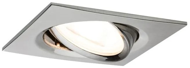P 93619 Zápustné svítidlo LED Nova IP23 hranaté 7W GU10 železo 1ks stmívatelné, výklopné 936.19 - PAULMANN