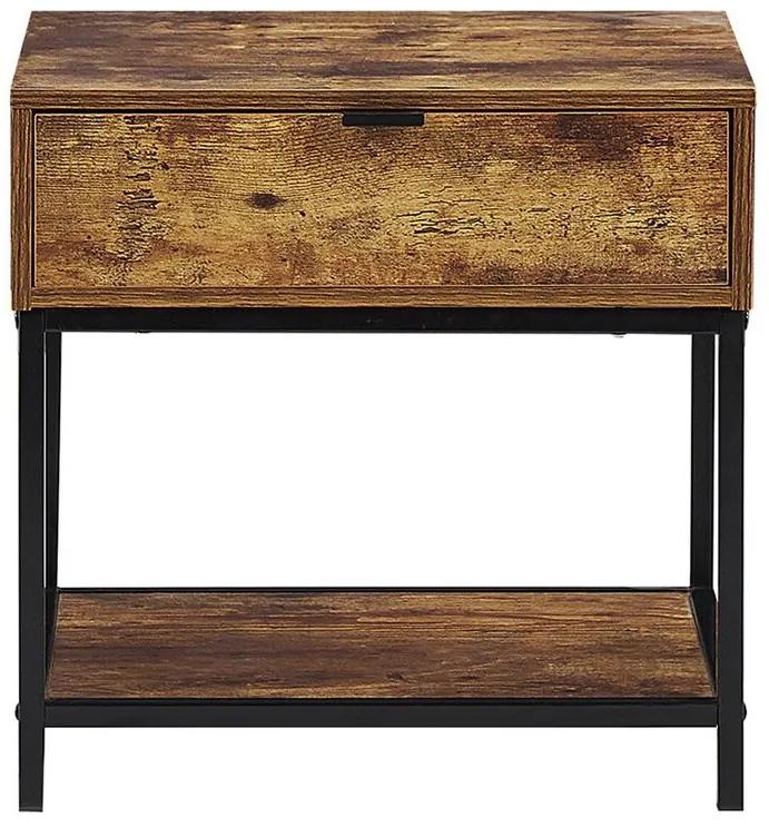 Příruční stolek BORRGA (tmavé dřevo). 1027143
