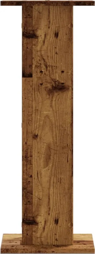 Stojany na rostliny 2 ks old wood 30x30x80 cm kompozitní dřevo 3307871