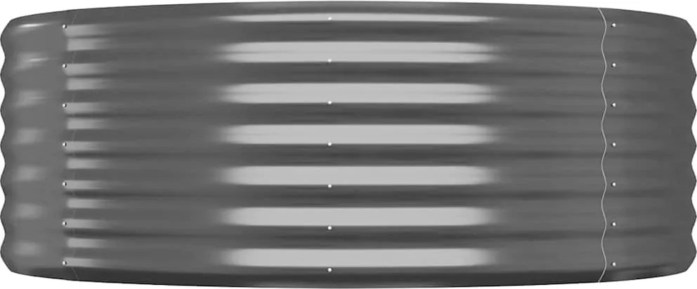 Vyvýšený záhon pozinkovaná ocel 507x100x36 cm antracitový 319011