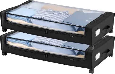 Úložný prostor pod postel s kolečky, 770 × 470 × 173 mm VEVOR
