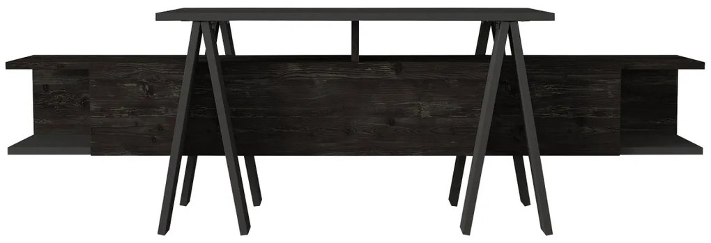 TV stolek ASPERO 160 cm černý/antracitový