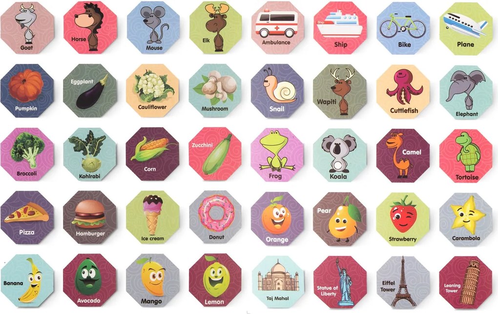 Stavební bloky se skluzavkou RK-765 Ricokids
