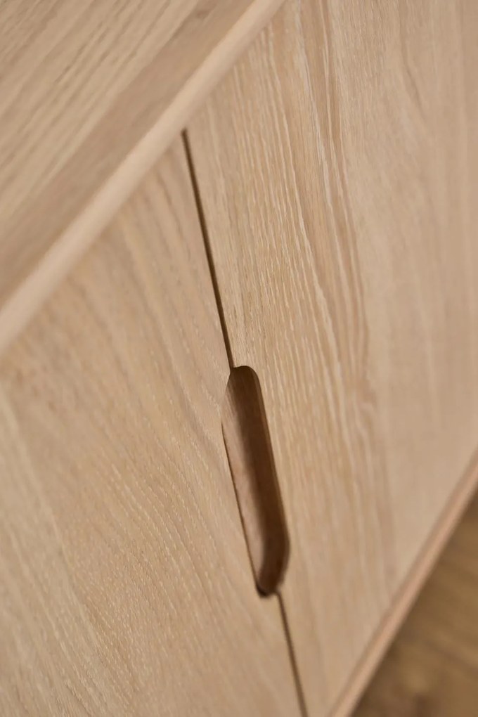 Komoda Marte 180 cm dub bělený