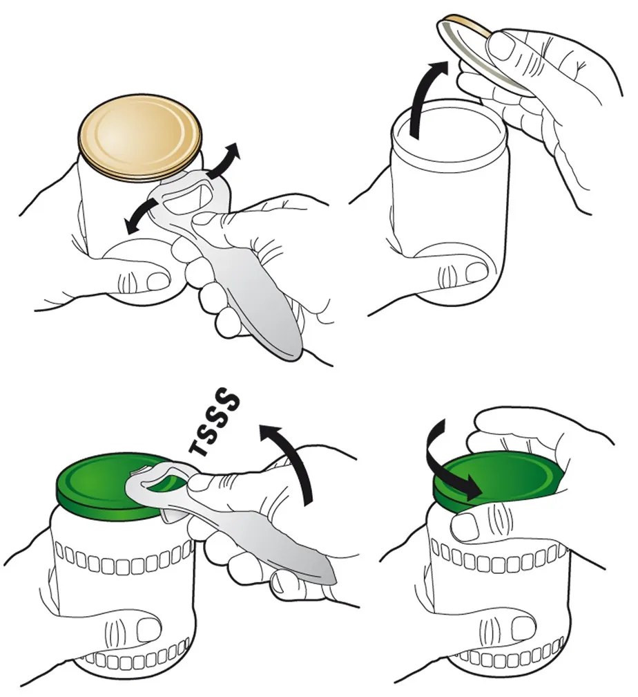 TESCOMA Univerzální otvírák na zavařovací sklenice PRESTO