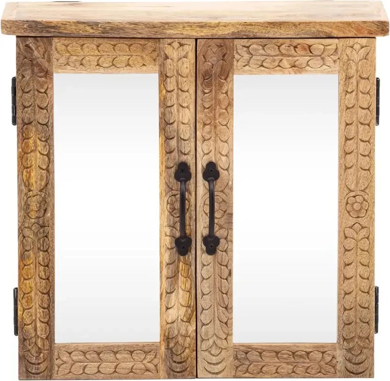 furniture-nabytek.cz - Masivní zrcadlová skříňka Santoro z Holz - Mango, povrchová úprava, přírodní