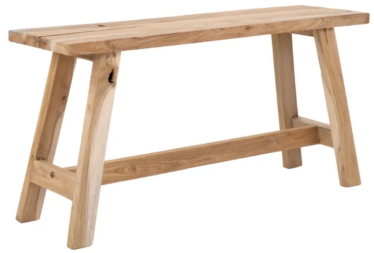 House Nordic Dřevěná lavice BARCELONA hnědá 90 cm 1401011