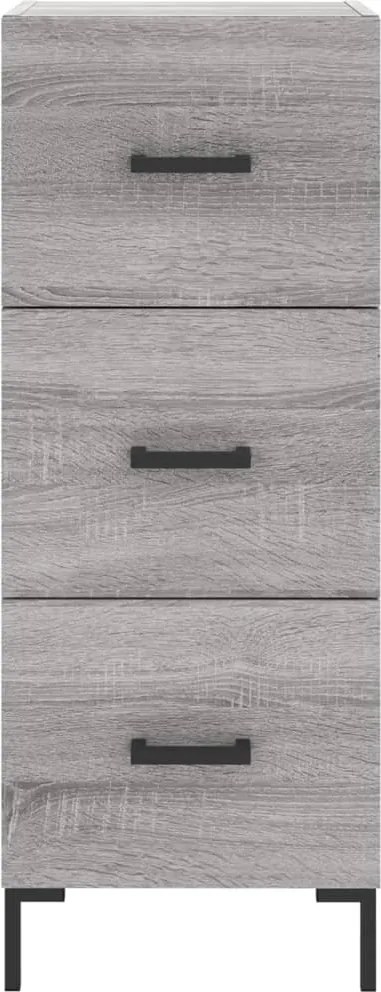 Skříň highboard šedá sonoma 34,5 x 34 x 180 cm kompozitní dřevo 3198855