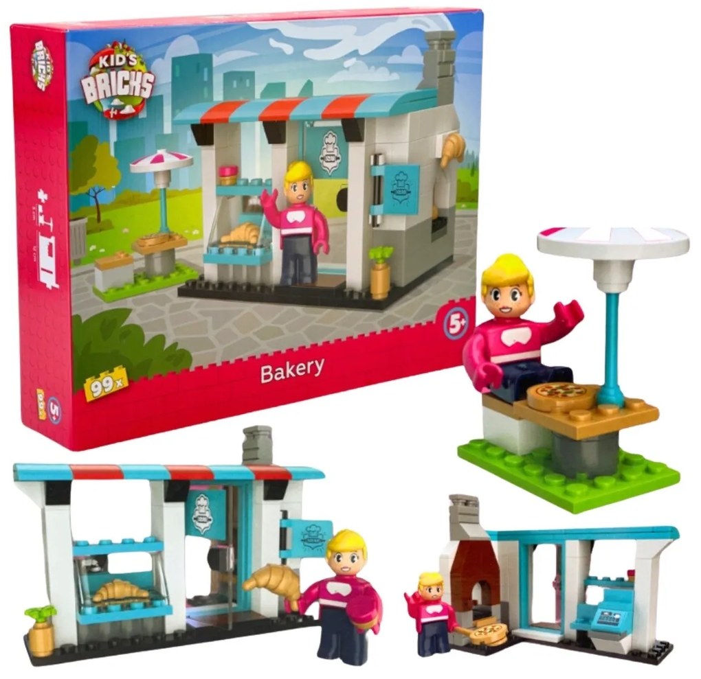 Stavebnice Kid's Brick PEKAŘSTVÍ, 99 dílků Biano.cz