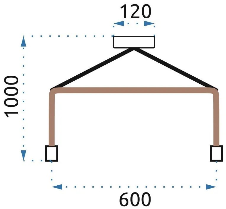 Toolight Stropní lampa závěsná lustr BOHO STRING 5 E27 APP677-5CP