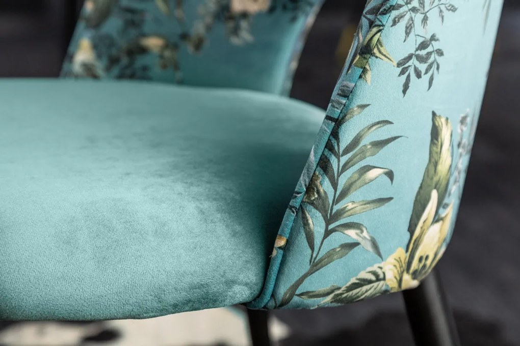Invicta Jídelní židle BOUTIQUE modrá 41702