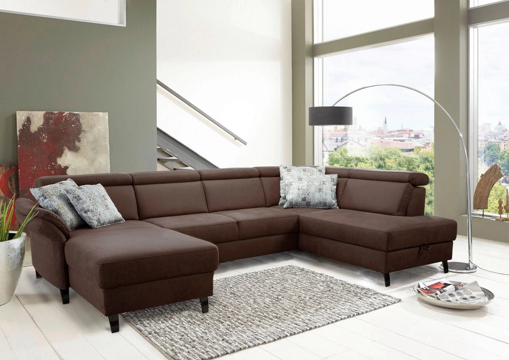 XXXLutz SEDACÍ SOUPRAVA, textil, koňaková Sit & More - Sedací soupravy - 000144005227