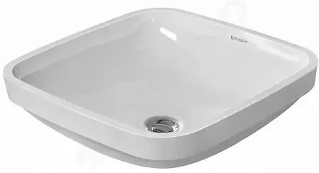 DURAVIT - DuraStyle Umyvadlo nábytkové 400x400 mm, s WonderGliss, bílá (03733700001)