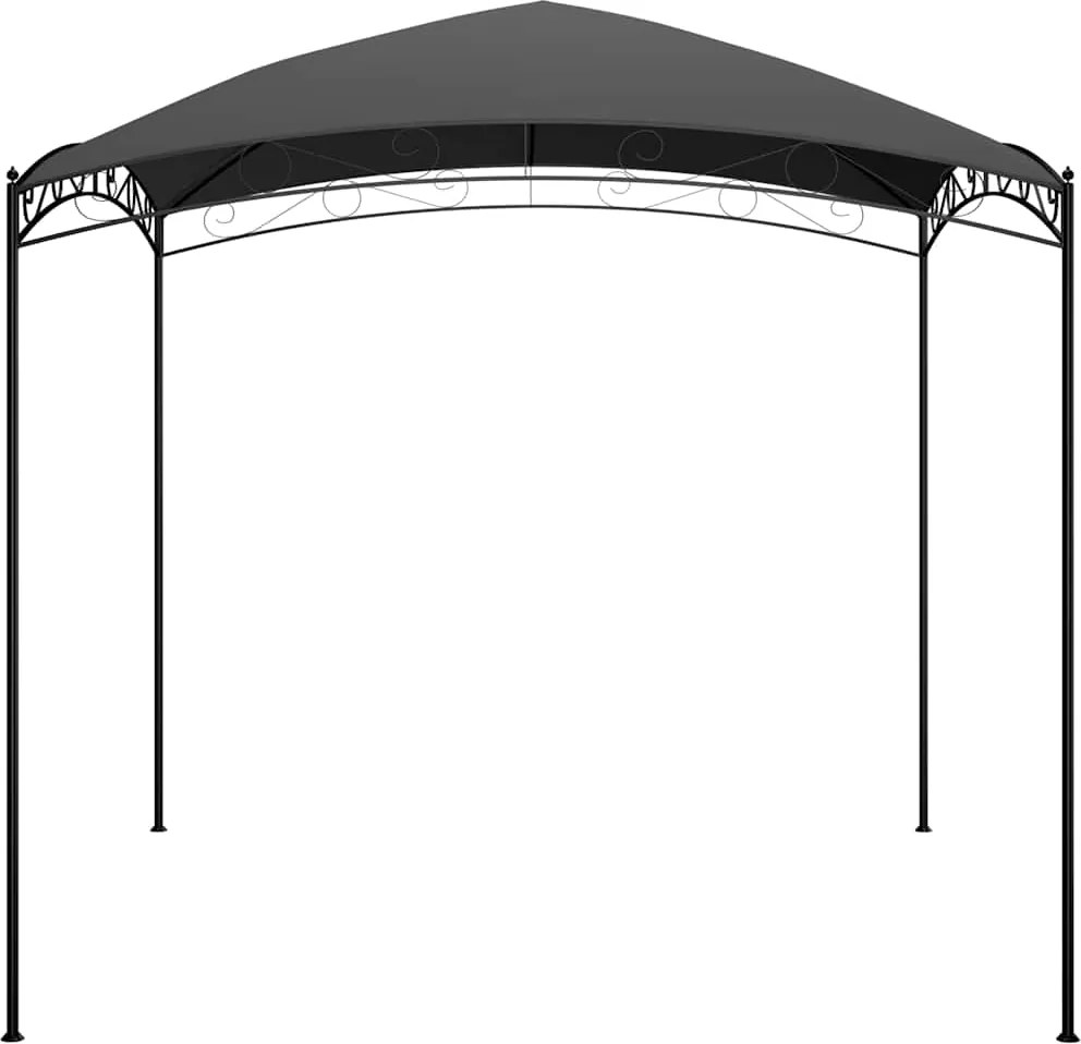 Altán 3 x 3 x 2,65 m antracitový 180 g/m² 313908