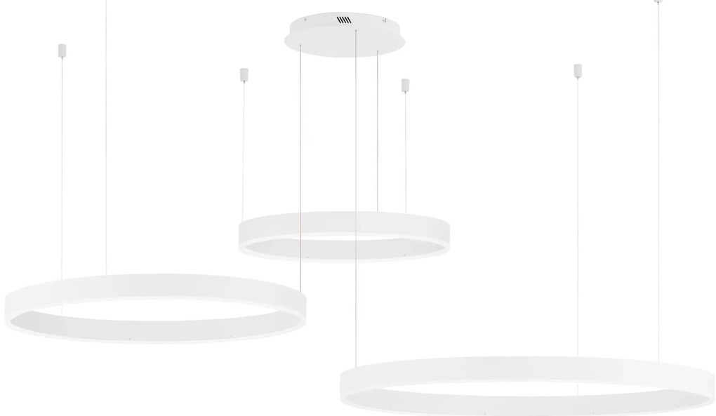 LED lustr Motif bílá