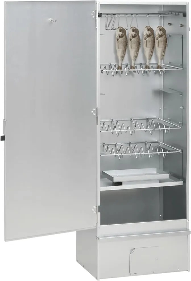 Grilovací trouba / udírna s generátorem kouře pozinkovaná ocel 3200768