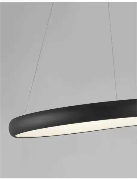 LED lustr Albi 60 černé