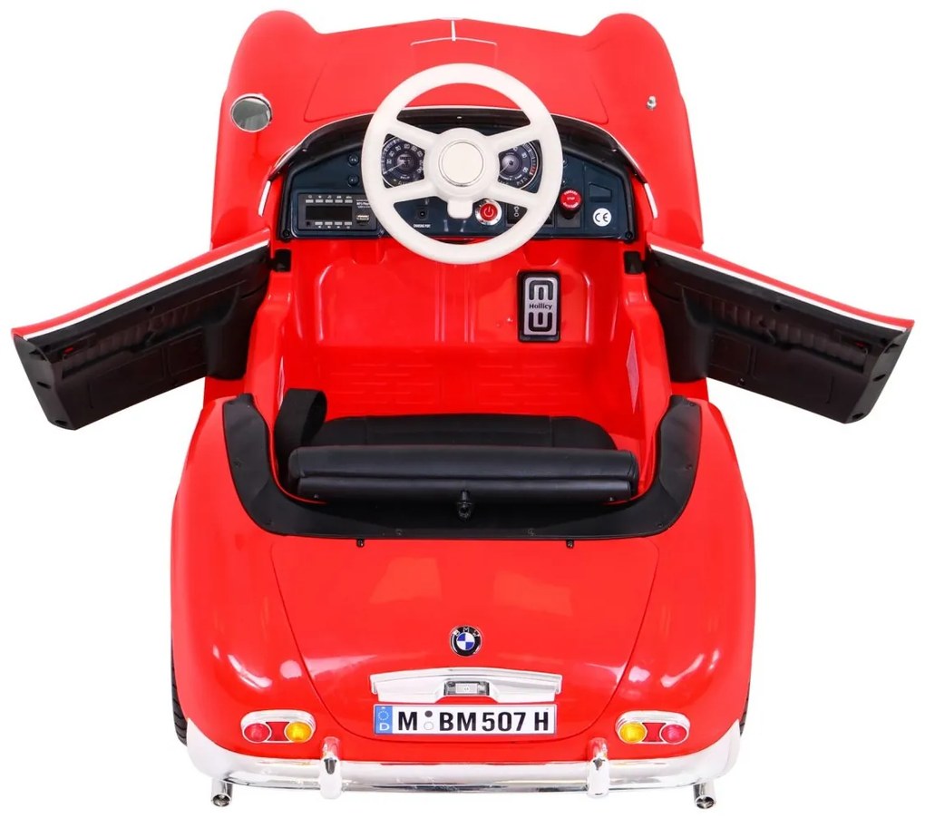 HračkyZaDobréKačky Elektrické autíčko BMW 507 Retro červené