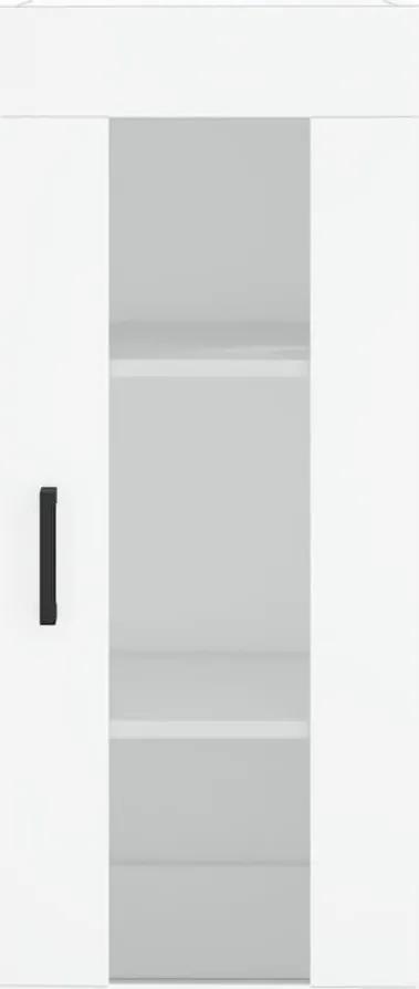 vidaXL Skříň highboard 34,5 x 34 x 180 cm kompozitní dřevo [3199425] Barva: Bílá