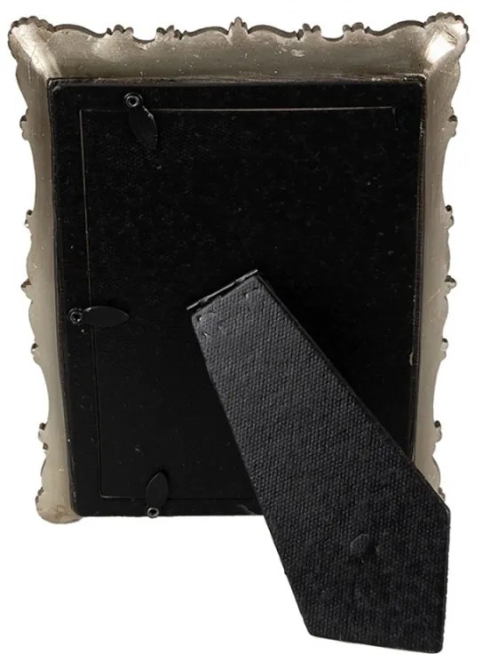Modro-stříbrný fotorámeček Francisca – 10x15 cm