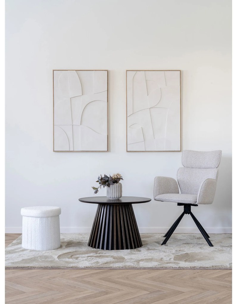 House Nordic Otočná jídelní židle CORDOBA světle šedá
