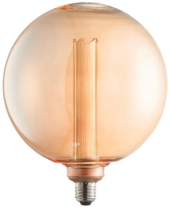 Brilliant 80169 Skleněná Filament LED žárovka XL E27 G200 Filament GLOBE Bernstein