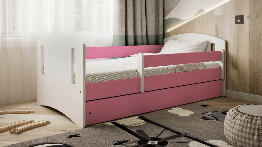 XXXLutz POSTEL PRO DĚTI A MLÁDEŽ 80/160 cm, bílá, pink MID.YOU - Dětské pokoje sestavy - 002142000131