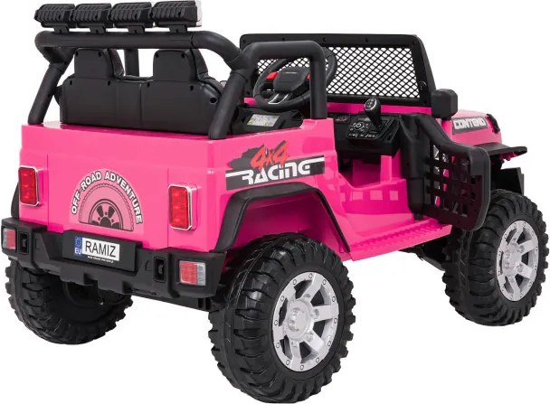 Elektrické autíčko Jeep BEAST 4x4 růžové