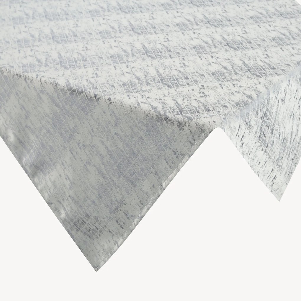 UBRUS ALINA 140X260 CM STŘÍBRNÝ