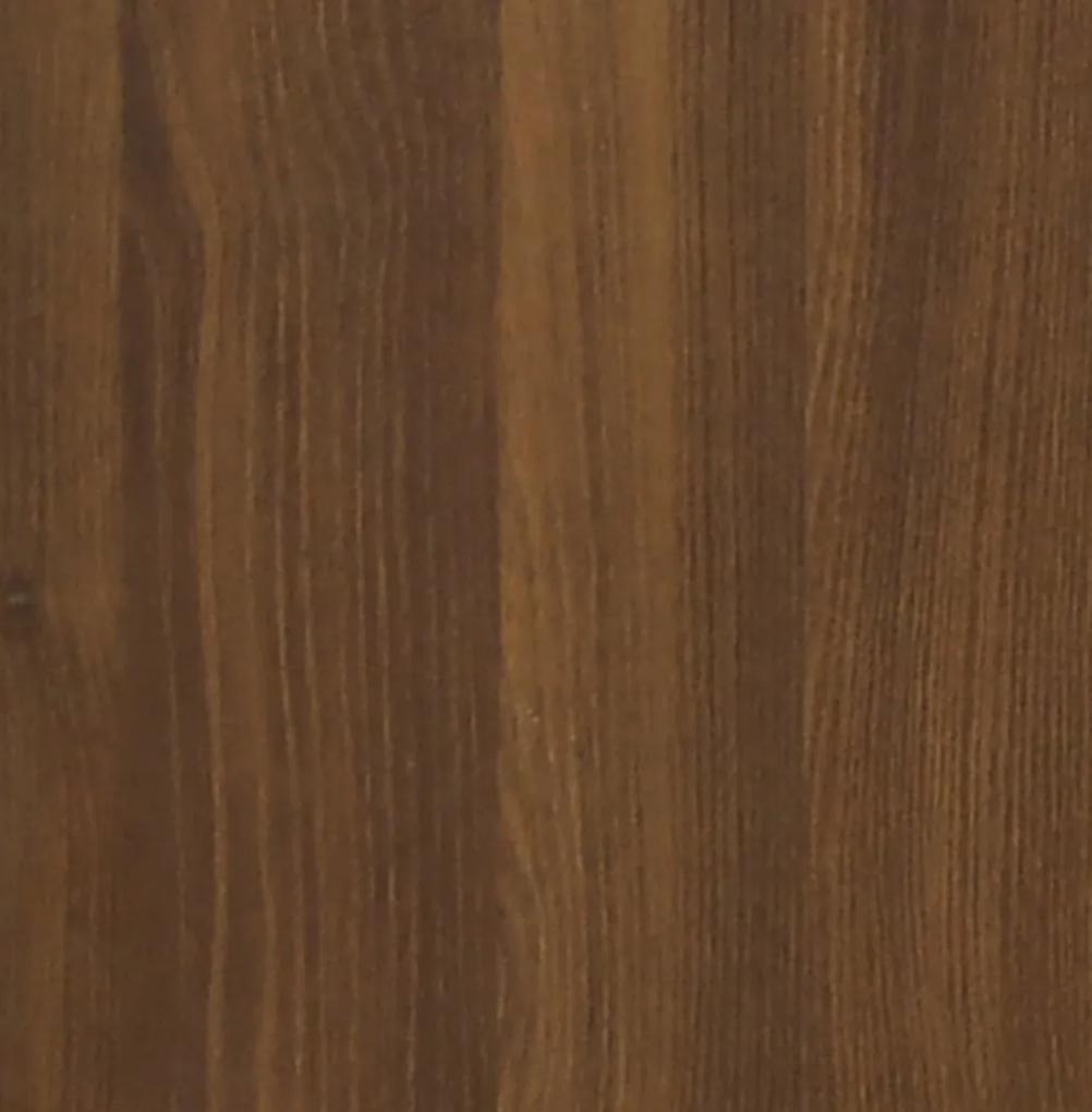 vidaXL Botník 100 x 35 x 45 cm kompozitní dřevo [816911] Barva: hnědý dub