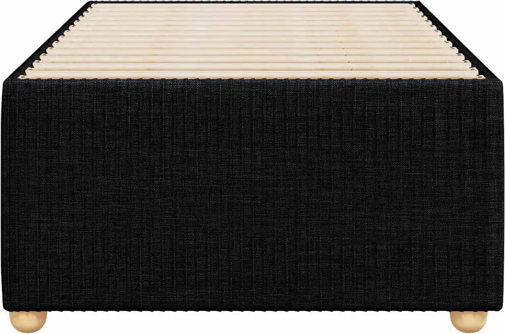 Rám postele bez matrace černý 100 x 200 cm textil 3284916