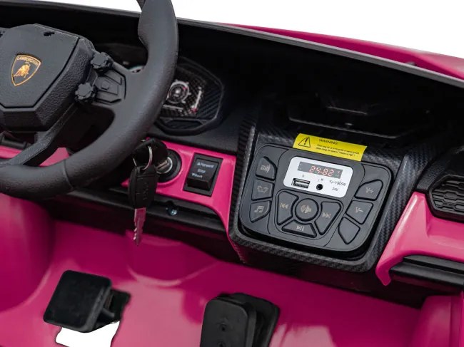 Elektrické autíčko Lamborghini Revuelto XL STRONG růžové