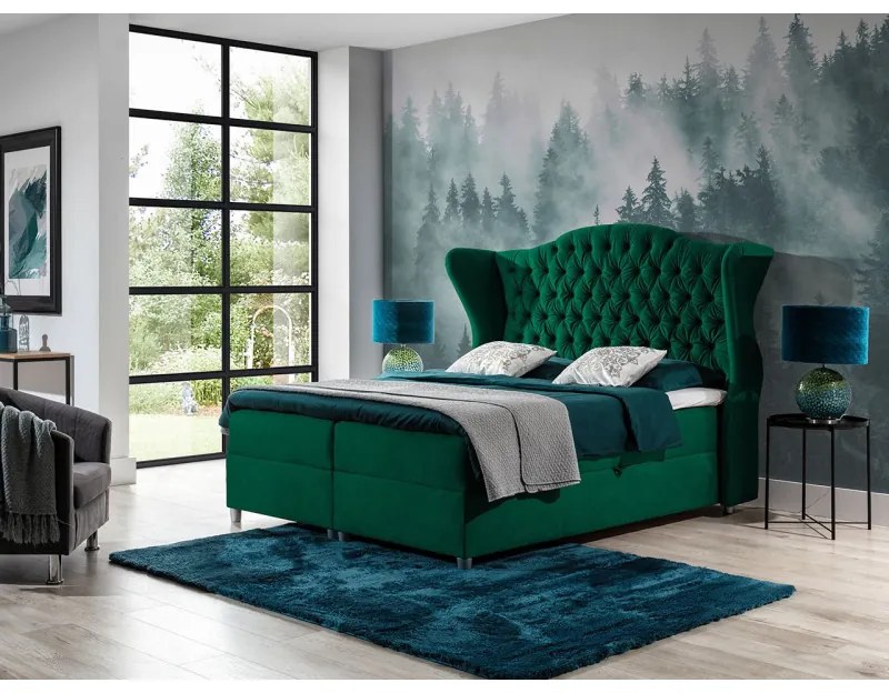 Kontinentální postel Limpopo, Rozměr postele: 120x200, Barva:: Kronos 07
