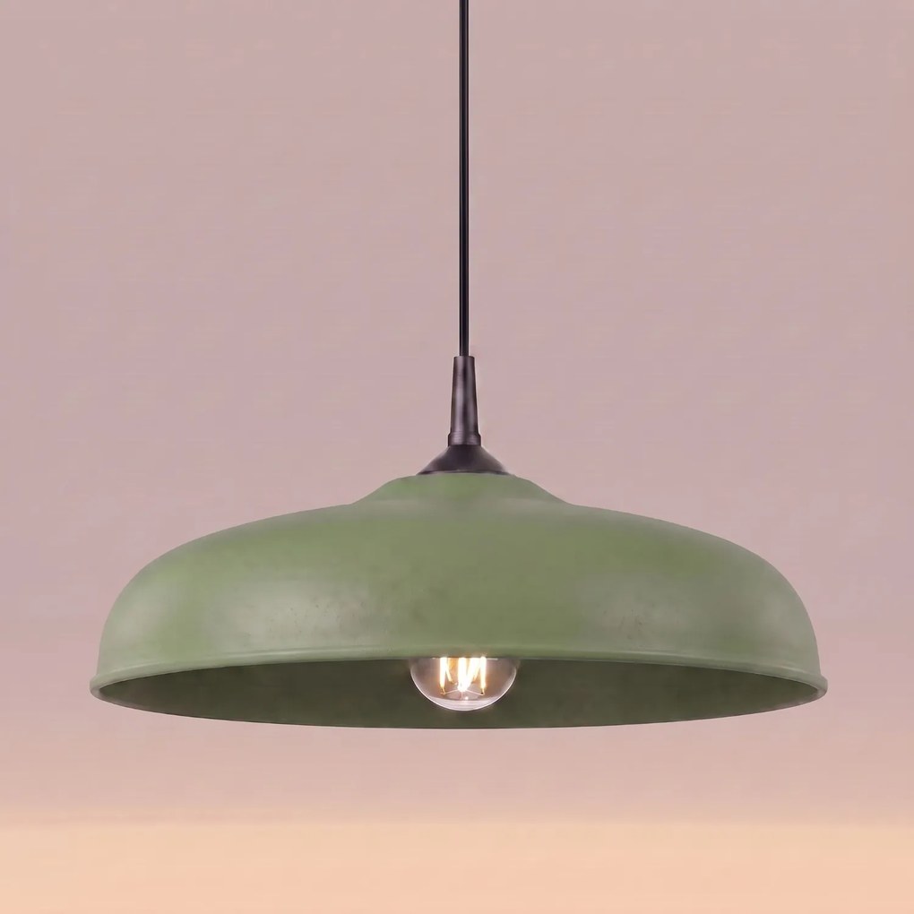 Sollux Lighting Závěsné svítidlo GINA olivově zelené