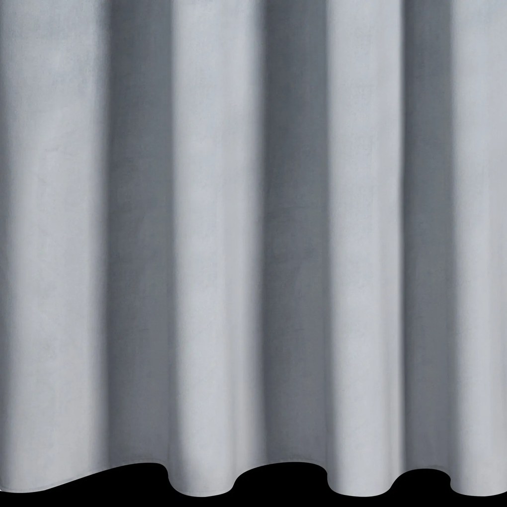 ZATEMŇOVACÍ ZÁVĚS NA KROUŽCÍCH ERIN 140X250 CM ŠEDÁ