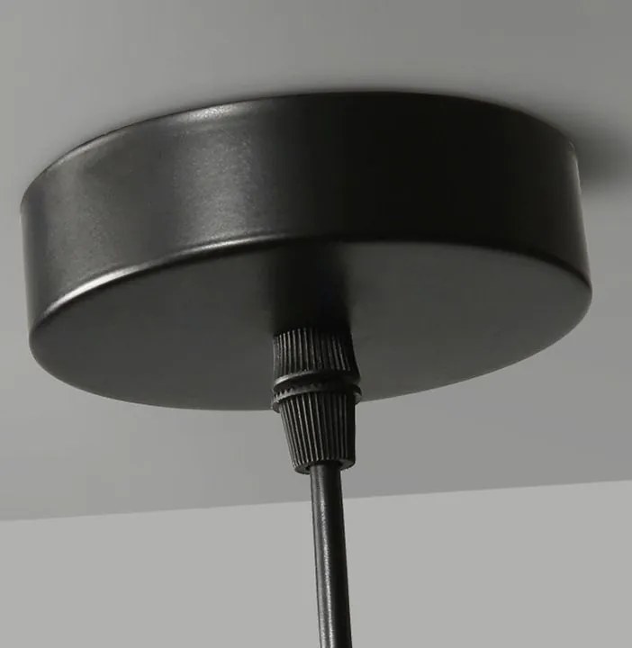 Toolight - stropní skleněná lampa G9 25W APP1026-1CP, černá, OSW-09484
