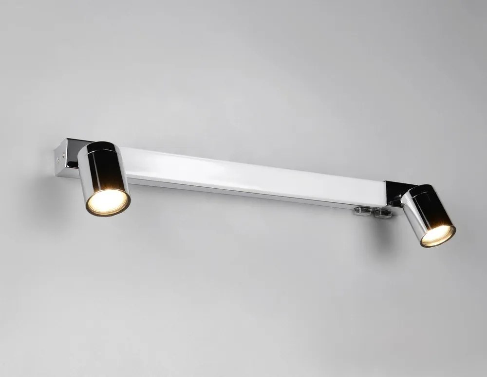 LED nástěnné svítidlo v leskle stříbrné barvě Enrico – Trio
