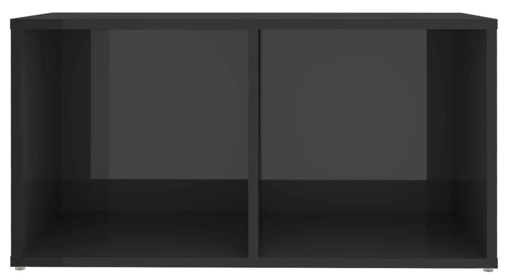 vidaXL 6dílný set TV skříněk šedý s vysokým leskem kompozitní dřevo