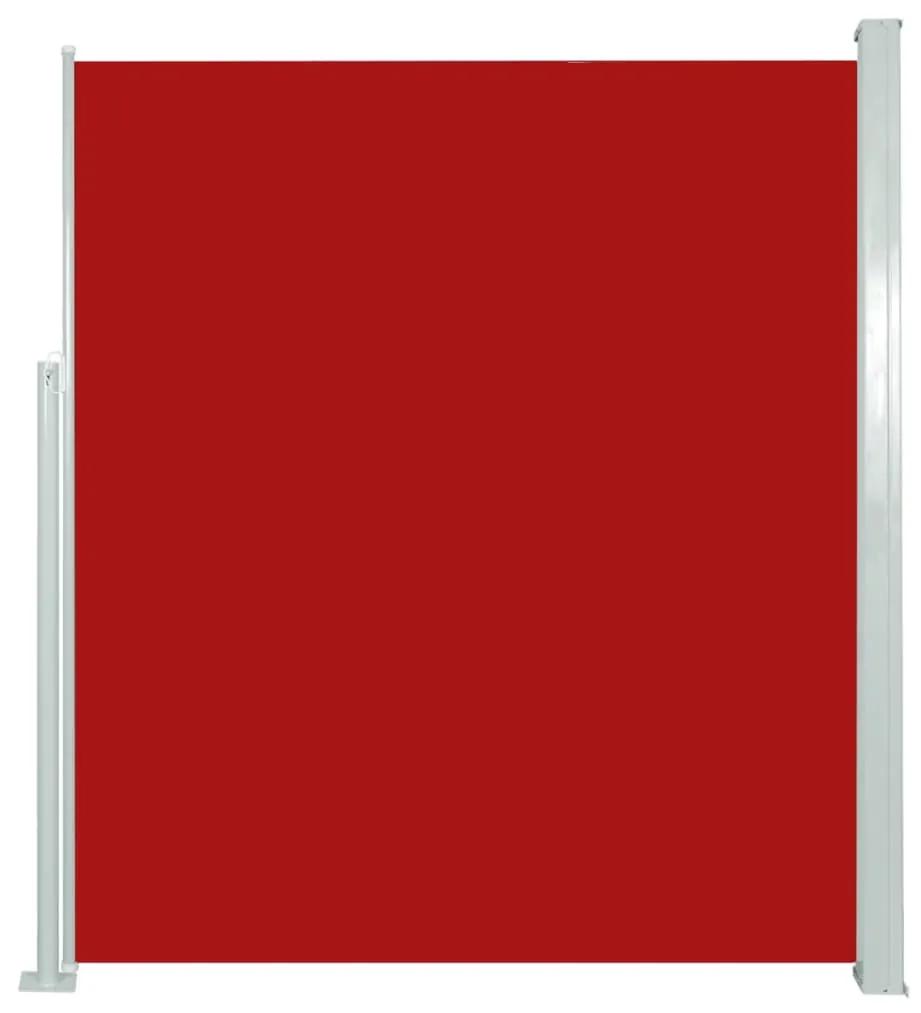 vidaXL Boční markýza na terasu 160 x 300 cm červená