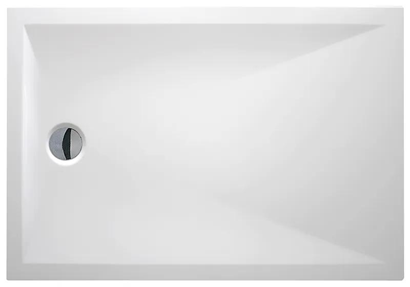 Roth Obdélníková sprchová vanička z litého mramoru MARMO NEO SQUARE-R Varianta: rozměry: 110x80 cm - (MARMO NEO SQUARE-R 1100x800	 - MAN SQ 110080 2E)