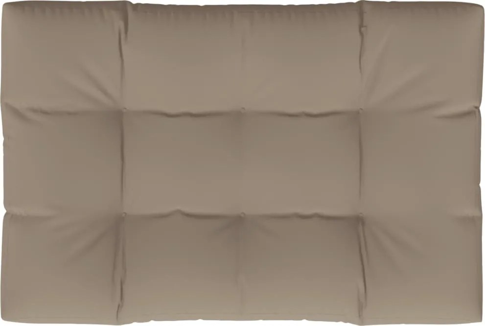 vidaXL Poduška na palety 120 x 80 x 12 cm textil [360521] Barva: Béžová