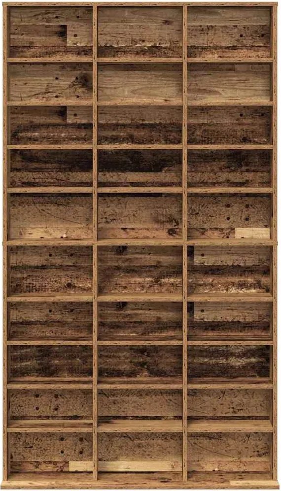 CD skříň Staré dřevo 101 x 23 x 177,5 cm Kompozitní dřevo 3329340