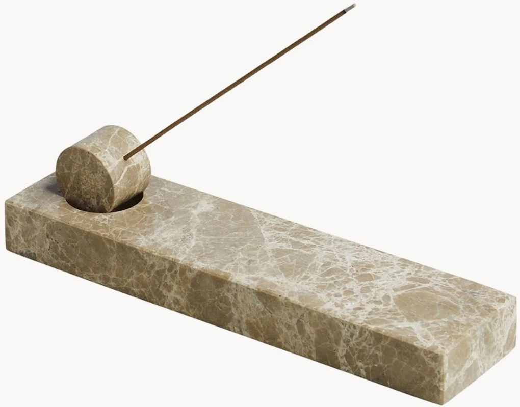 Sada mramorového stojanu na vonné tyčinky Monolith, 6 dílů