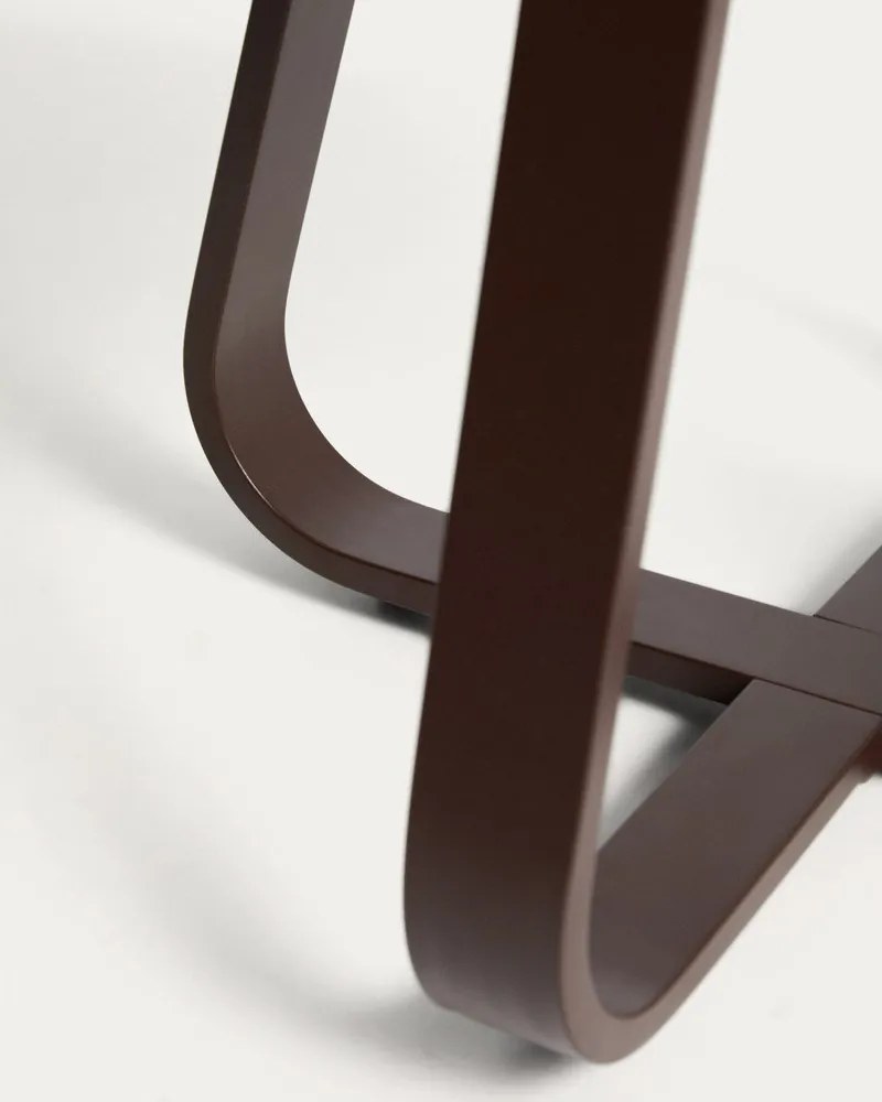 Kovový kulatý zahradní stolek ø 48 cm Tamaris – Kave Home